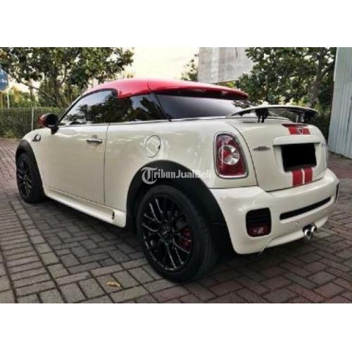 Mobil Mini Cooper S JCW Coupe 2012 White on Black B Pajak Panjang Full ...