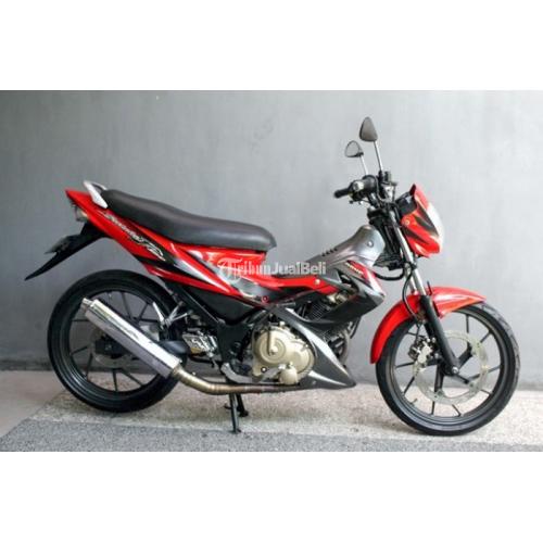 Motor Suzuki Satria FU Tahun 2007 Merah Bekas Orisinil Normal Lengkap ...