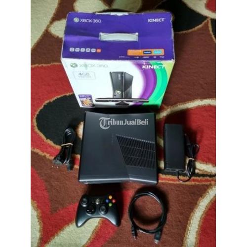 Konsol Xbox 360 Slim 250GB Seken Normal RGH Bisa Game Bajakan Siap Main ...