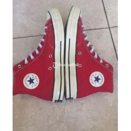 Sepatu Converse 70s Merah Like New Size 11 Ada Box dan Tisu di Surabaya ...