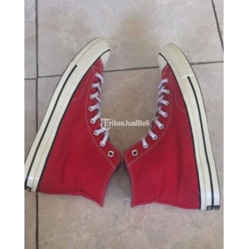 Sepatu Converse 70s Merah Like New Size 11 Ada Box dan Tisu di Surabaya ...