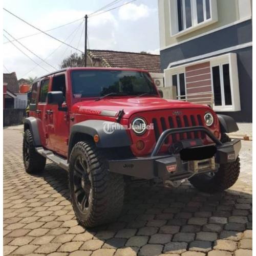 Mobil Jeep Wrangler 3.6L A/T Tahun 2012 Warna Merah Bekas Siap Pakai ...