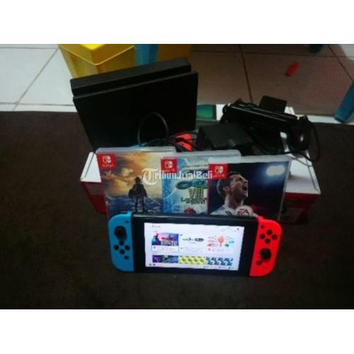 Nintendo Switch Neon Bekas Konsol Game Murah Lengkap Normal Siap Main ...