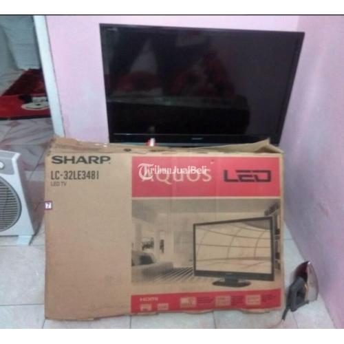 TV LED 32 Inch Sharp Kardus masih Ada Layar Bening TV Normal di ...