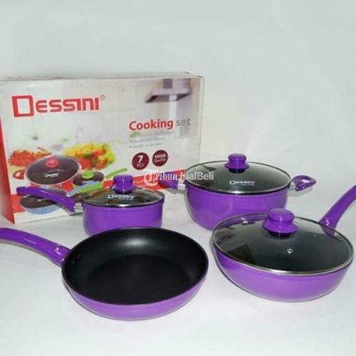 Panci Set 7 Piece Dessini Cooking Set Pan Lebih Tebal Harga Murah di ...