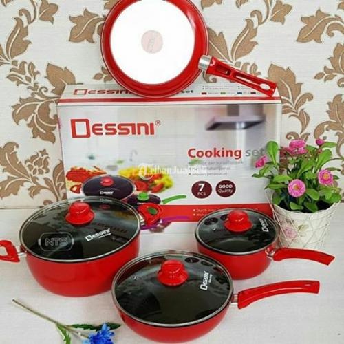 Panci Set 7 Piece Dessini Cooking Set Pan Lebih Tebal Harga Murah di ...