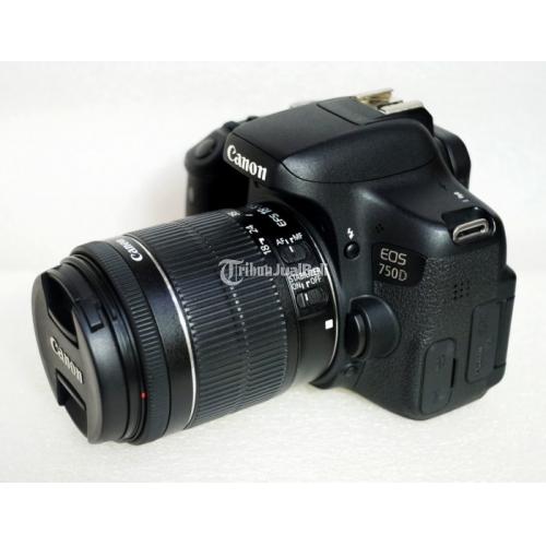 Kamera DSLR Murah Canon 750D Second Normal Lengkap Lens Kit Garansi di ...