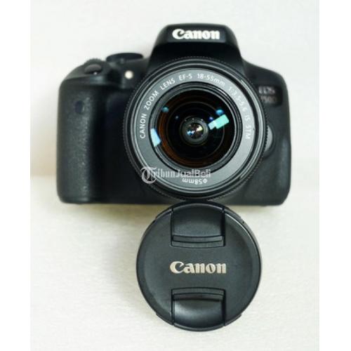Kamera DSLR Murah Canon 750D Second Normal Lengkap Lens Kit Garansi di ...