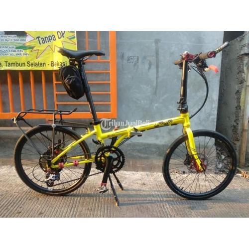 Sepeda Lipat Murah Litepro Evo Bekas Rakitan 22 Inch Normal Ada Bonus ...