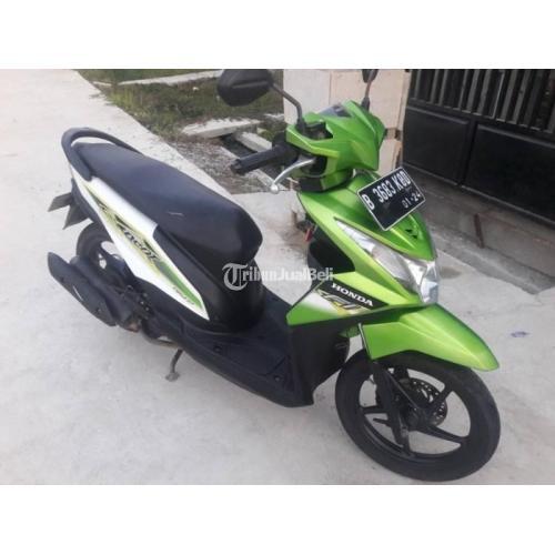 Honda Beat fi 2014 Hijau Putih Surat Lengkap Mesin Halus Tinggal Pakai ...