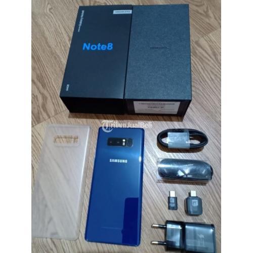 Samsung Galaxy Note 8 Duos (Blue) HP Bekas Fullset Normal No Minus di ...