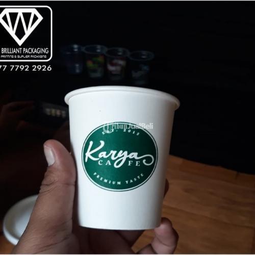 Cetak Print Sablon Tempa Logo Cup Paper Cup Paper Bowl Gelas Plastik di ...