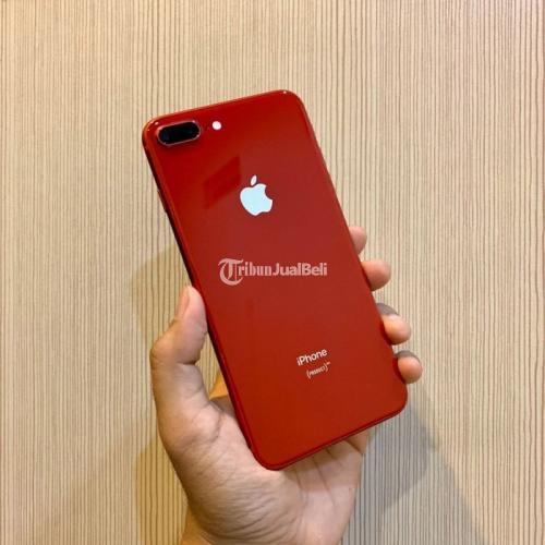IPhone 8 Plus Red 64GB Mulus No Minus Fullset Spare Part Original Bisa TT di Surabaya - Tribun ...