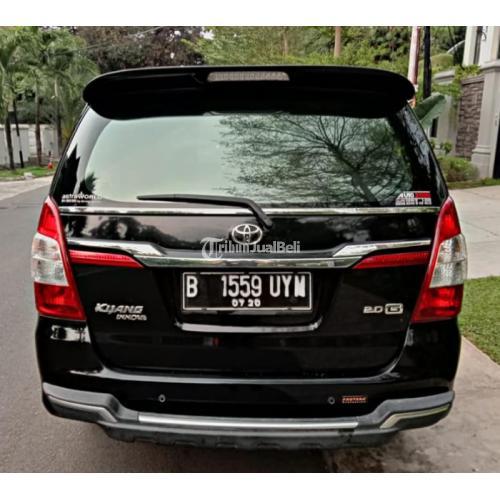 Toyota kijang Innova G AT Bensin 2015 Hitam Mulus Bagus Mesin Oke ...