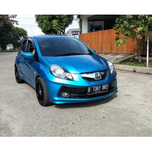 Honda Brio E CBU AT 2013 Bekas Warna Biru Bagus Mulus Bisa Kredit di ...