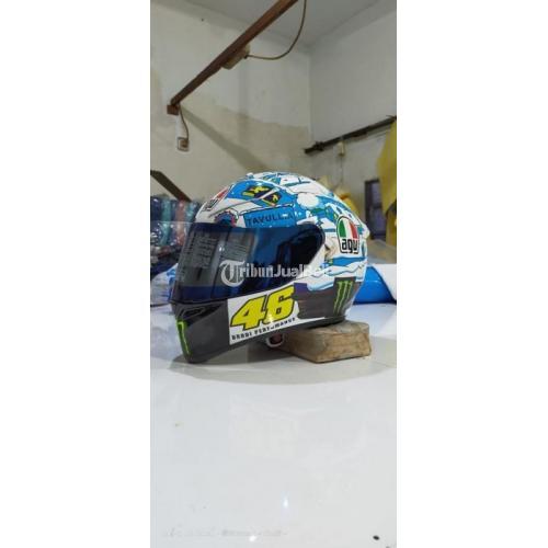 Helm AGV K3SV Bekas Full Face Murah Repaint Tavullia Size M Normal di ...