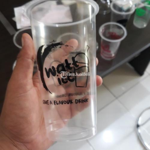Jasa Sablon Cup Plastik For Thai Tea Bubble Coffee dll di Tangerang ...