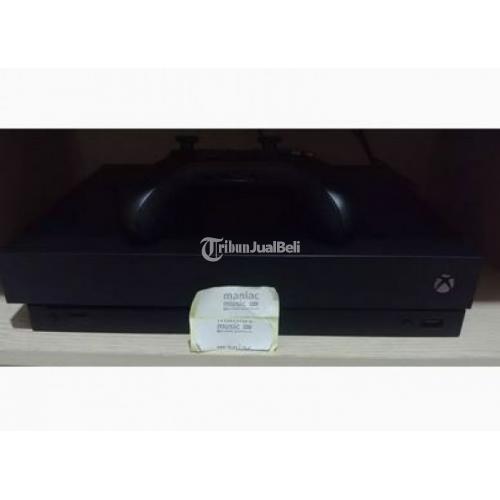 Konsol Xbox One X Bekas 1TB Warna Black Lengkap Mulus Segel Normal Full ...