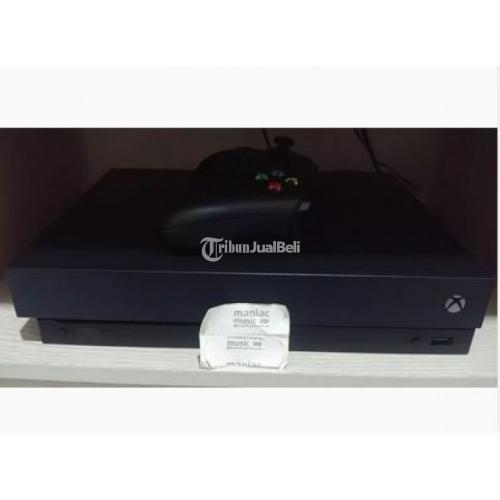 Konsol Xbox One X Bekas 1TB Warna Black Lengkap Mulus Segel Normal Full ...