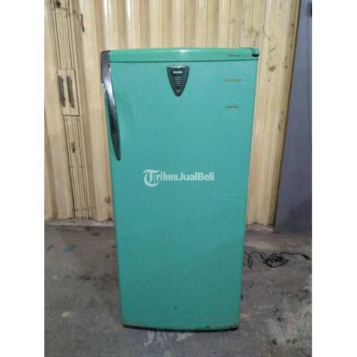Kulkas 1 Pintu Jumbo Merk national Rak Jumbo No Minus Mulus Luar Dalam ...