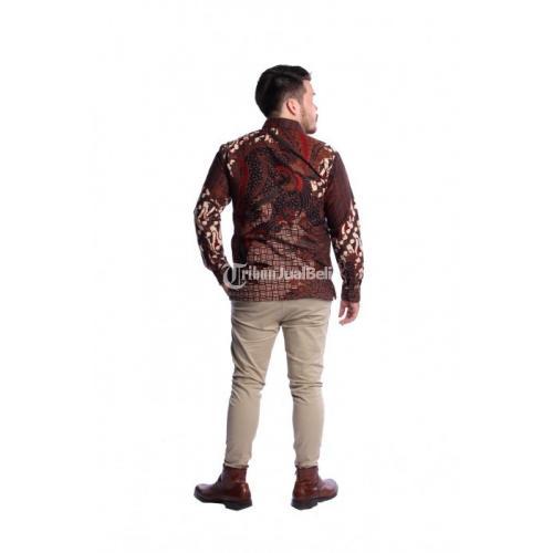 BATIK SOLO ASLI SP442 Hem Batik Pria Lengan Panjang Iwan Tirta Kasuari ...