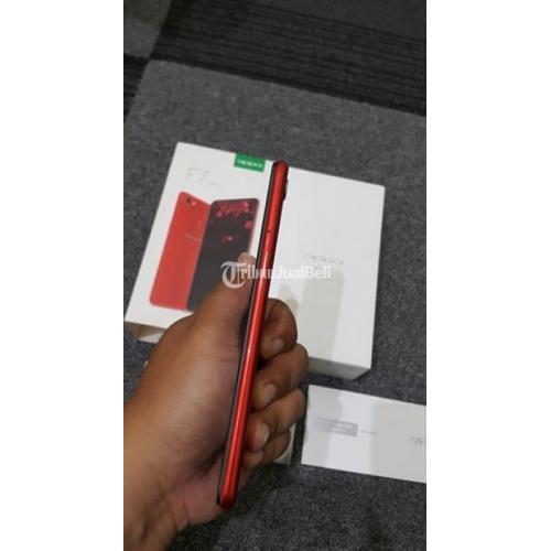 HP Ram 4GB Murah Oppo F7 Bekas Warna Merah Mulus No Minus Lengkap di ...