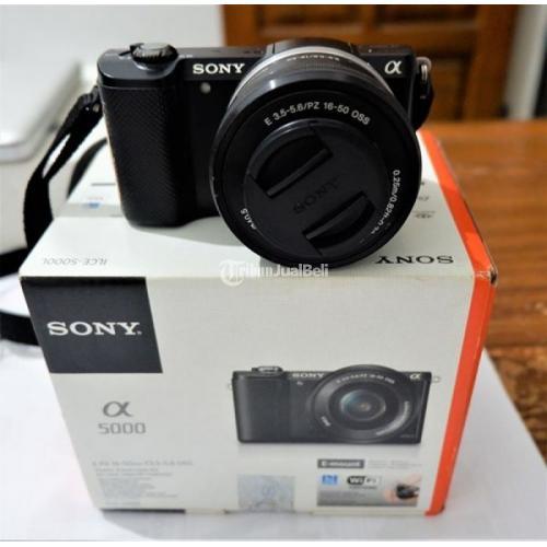 Kamera Mirrorless Murah Sony A5000 Bekas Lensa Kit Normal Lengkap di Surabaya - Tribun JualBeli