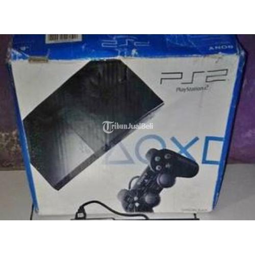 Konsol Sony PS2 Slim Bekas Hardisk Matrix Full Game Normal Lengkap ...