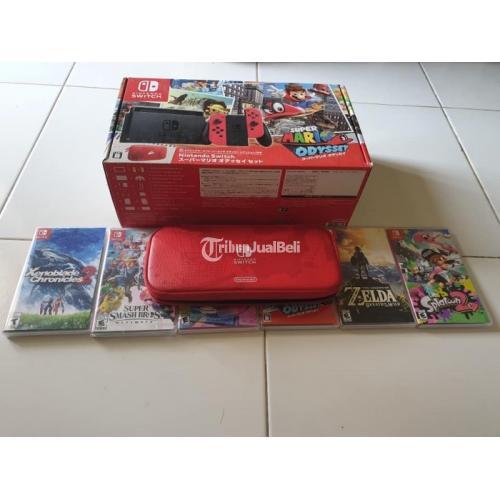Nintendo Switch Bekas Fulsett dan 6 Kasetnya Harga Murah Saja Tidak ...