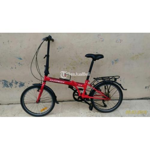 Sepeda Lipat Merek Element Rock Standar Frame Aman Mulus Siap Gowes di ...
