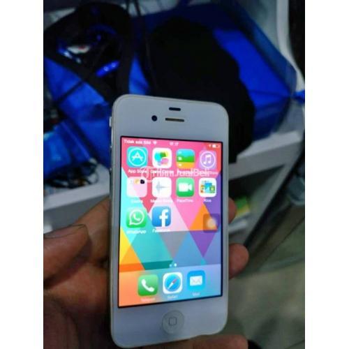 Iphone 4 8Gb Putih Bekas Murah Lengkap Fungsi Normal Harga Nego di ...