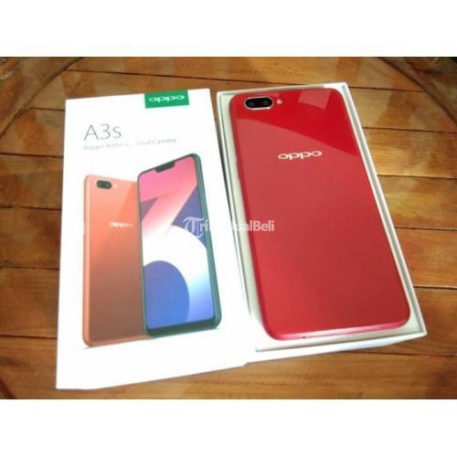 Oppo A3s Red 2/16 Lengkap Bekas Bagus mulus Normal No Minus di Jogja ...