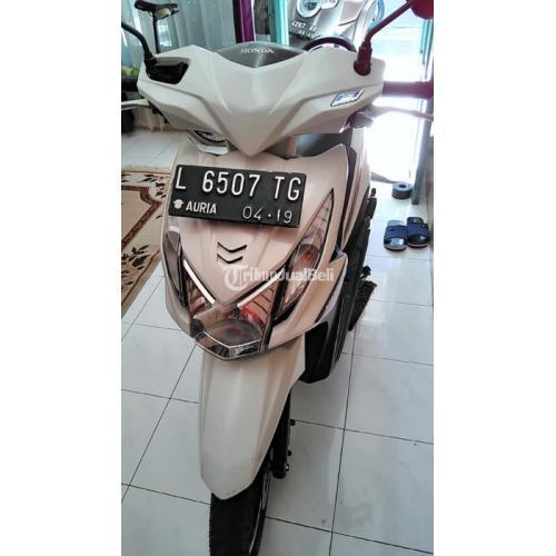 Honda Beat Tahun 2014 Putih Bekas Bagus Mulus Plat Asli L di Surabaya ...