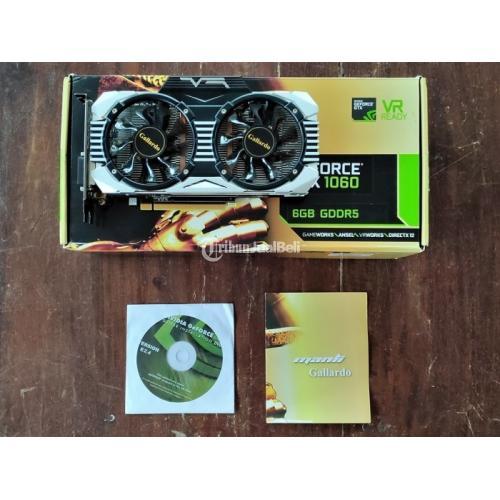 Vga Manli Galardo GTX 1060 6GB GDDR5 Lengkap Bekas Bagus Normal di ...