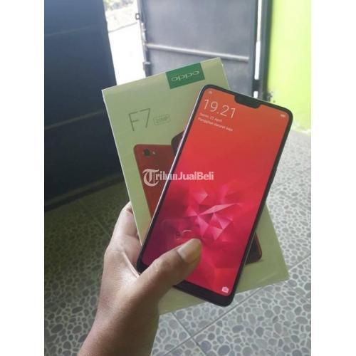 HP Oppo F7 Bekas Warna Merah Mulus Android Ram 4GB/64GB Lengkap Normal ...