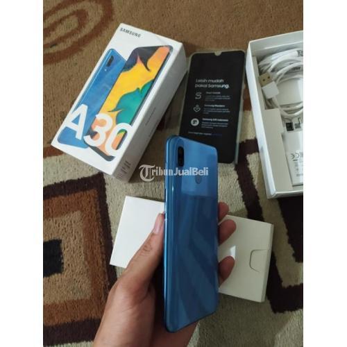 Samsung Galaxy A30 Blue HP Bekas Garansi Resmi Sein Fullset Mulus Harga ...