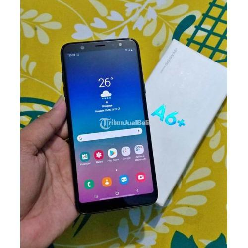 Samsung Galaxy A6 Plus Seken HP Hitam Mulus Normal Fullset Harga Nego ...