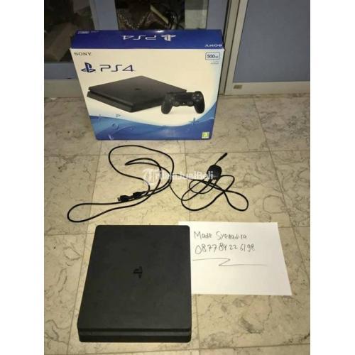 Sony PS4 Slim Jet Black Seken Normal Mulus Mesin No Kendala Harga Nego ...