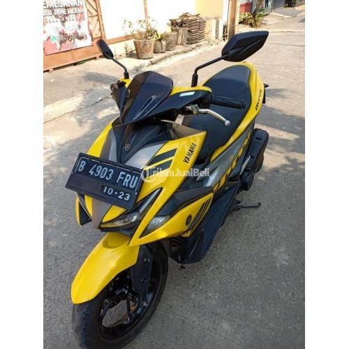 Yamaha Aerox 2018 Bulan 10 Warna Kuning Mulus Surat Lengkap pajak ...