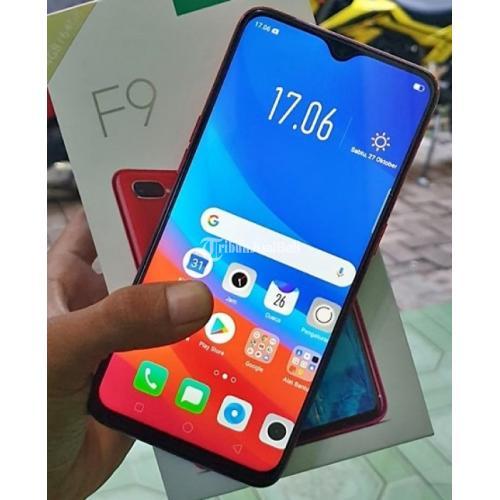 Oppo F9 Bekas Ram 4/64Gb HP Merah Mulus No Minus Fullset Original Harga ...
