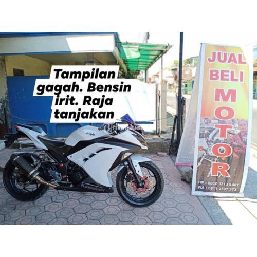 Kawasaki Ninja 250 FI 2012 Motor Putih Bekas Mulus SS Lengkap DP Ringan ...