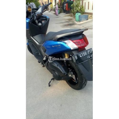 Yamaha NMax Warna Biru Tahun 2018 bulan 12 Surat Komplit KM Rendah Bodi ...