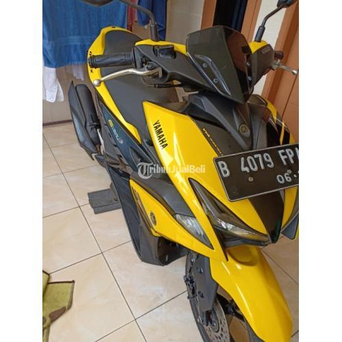 Yamaha Aerox 2018 Bekas Warna Kuning Surat Lengkap Mesin Motor Bekas ...