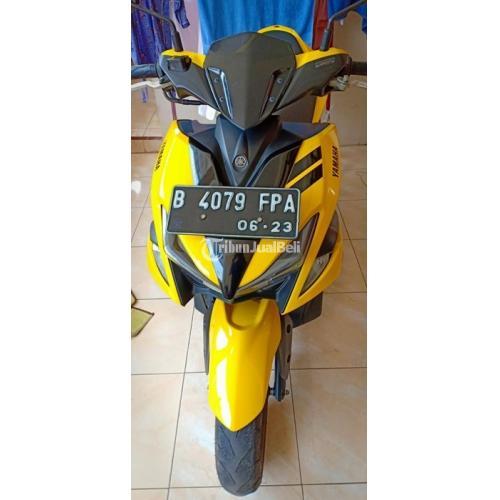 Yamaha Aerox 2018 Bekas Warna Kuning Surat Lengkap Mesin Motor Bekas ...