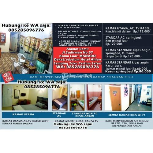 Penginapan Murah di Manado, Kost harian Rp.60ribu /malam, Nginap irit ...