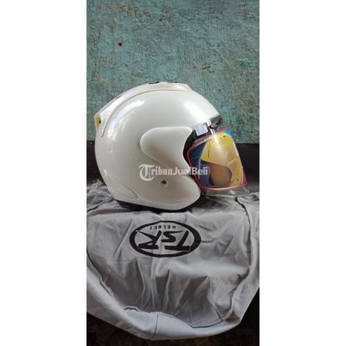 Helm TSR Arai Ram 4 Bekas Warna White Mulus Size L Mulus Lengkap Nego ...