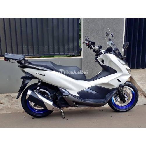 Honda PCX 2018 Warna Putih Sudah Modif Keren Motor Bekas Terawat Harga ...