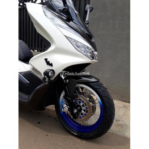Honda PCX 2018 Warna Putih Sudah Modif Keren Motor Bekas Terawat Harga ...