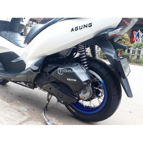 Honda PCX 2018 Warna Putih Sudah Modif Keren Motor Bekas Terawat Harga ...
