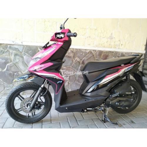 Honda Beat 2017 Akhir Plat L Tipe CBS ISS Magenta Hitam Mulus Mesin ...